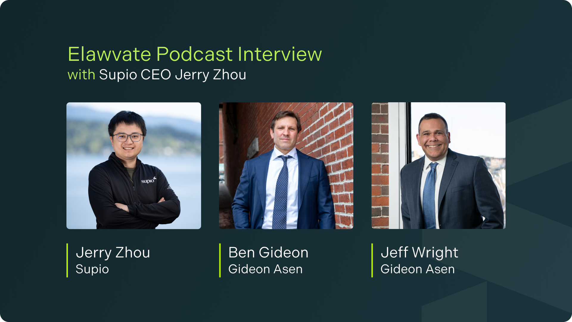 Elevate Podcast: Jerry Zhou on Legal AI’s Future and Impact